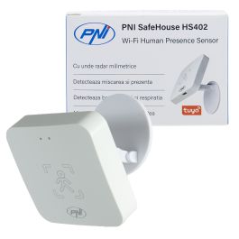 Resigilat : Senzor de prezenta PNI SafeHouse HS402 Wi-Fi, cu unde radar ...